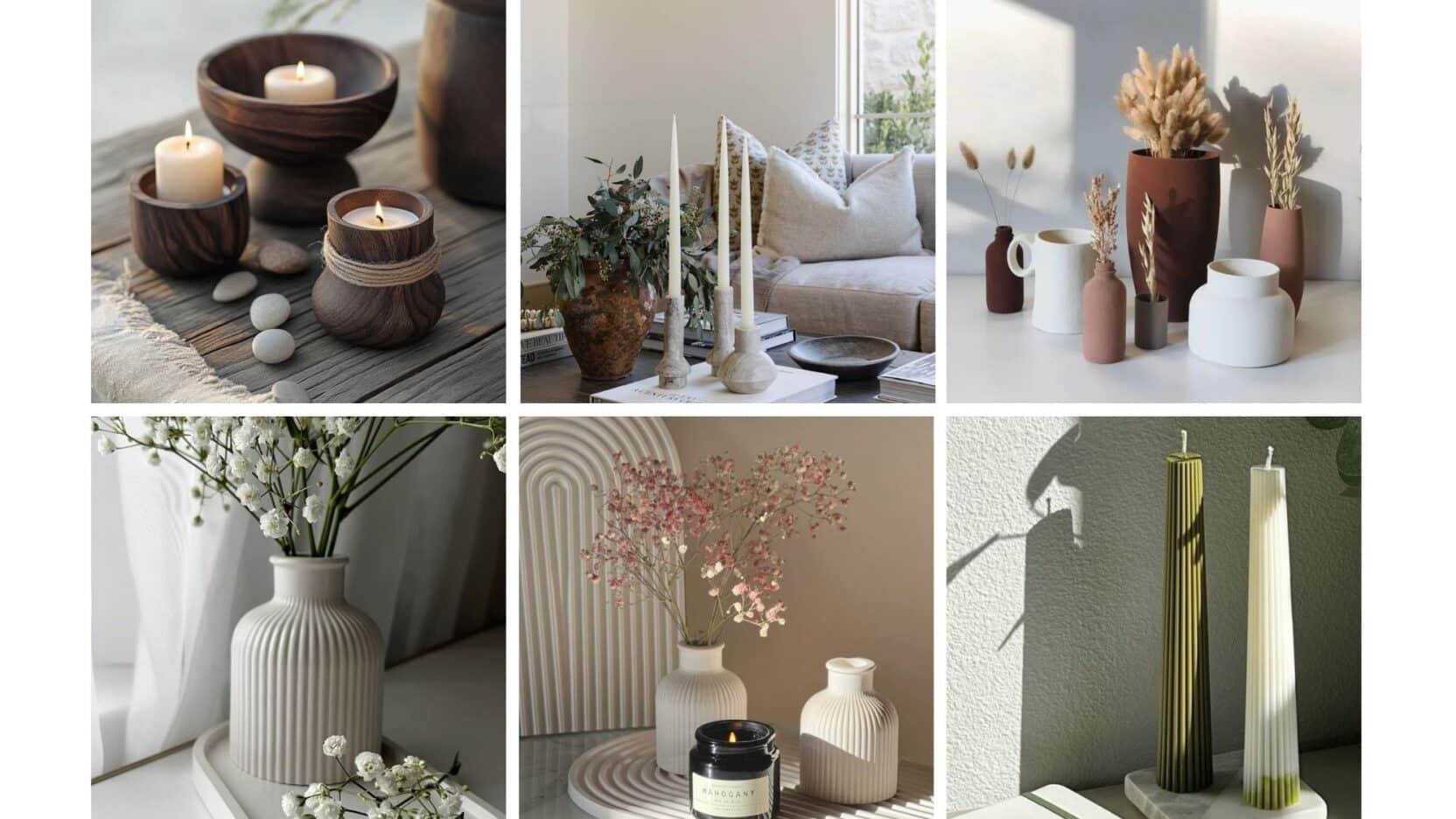DIY Minimalist Candlesticks and Vases: Projects for a Home
